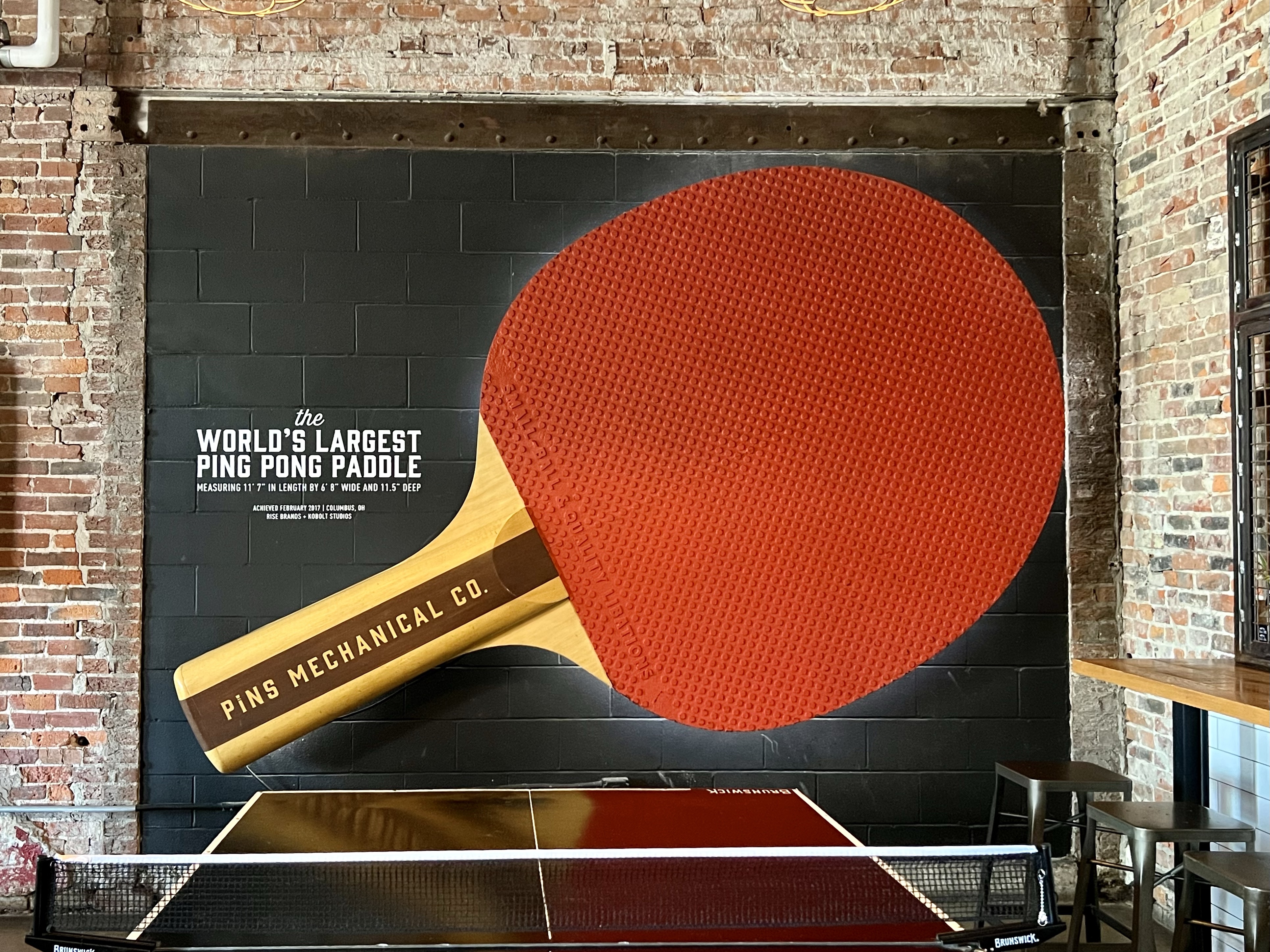 World’s Largest Ping Pong Paddle – 7/30/2023 – Nic of Time – Travel